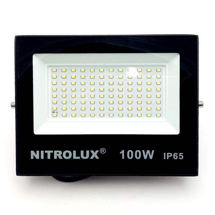 REFLETOR HOLOFOTE LED 100W SLIM 6500K NITROLUX | Abreu & Silva