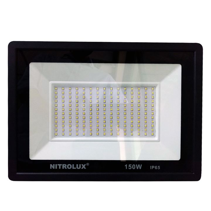 REFLETOR LED 150W PRETO LUZ BRANCA 6500K NITROLUX | Abreu & Silva